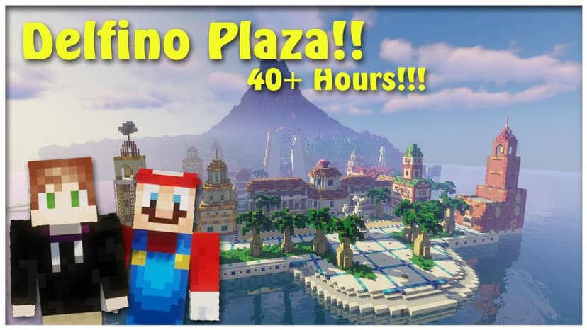 Delfino Plaza (Super Mario Sunshine!) - Minecraft Map