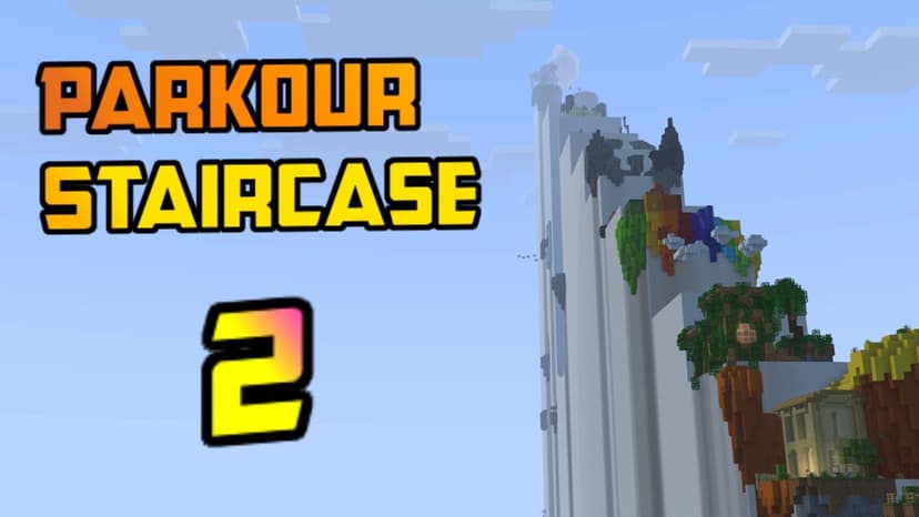 Parkour Staircase 2 - Minecraft Map