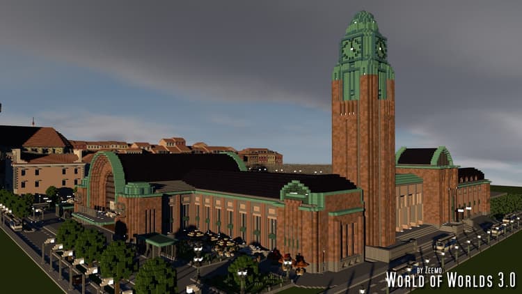 World of Worlds - Minecraft Map