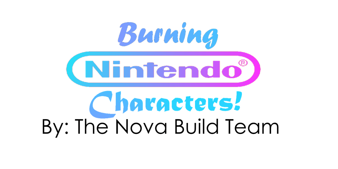 Burning Nintendo Characters - Minecraft Map