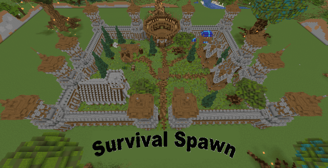 Castle Survival Spawn - Minecraft Castle Map | Minecraft Maps
