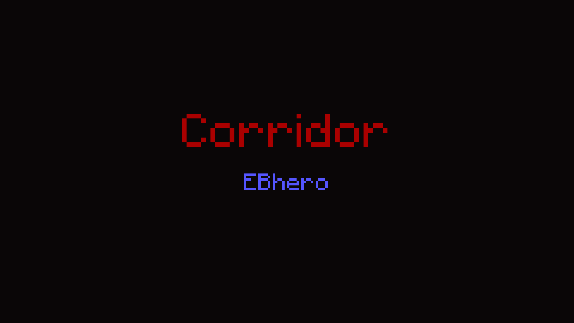 Corridor - Minecraft Map