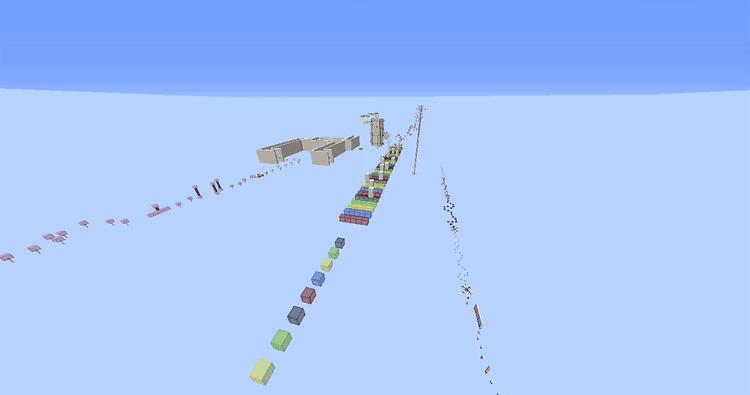 Extreme Sky Run - Minecraft Map