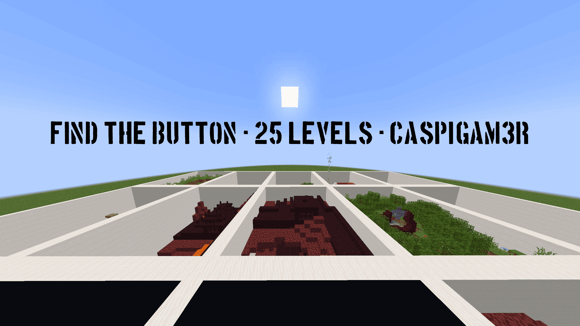 Find The Button - 25 Levels - Minecraft Map