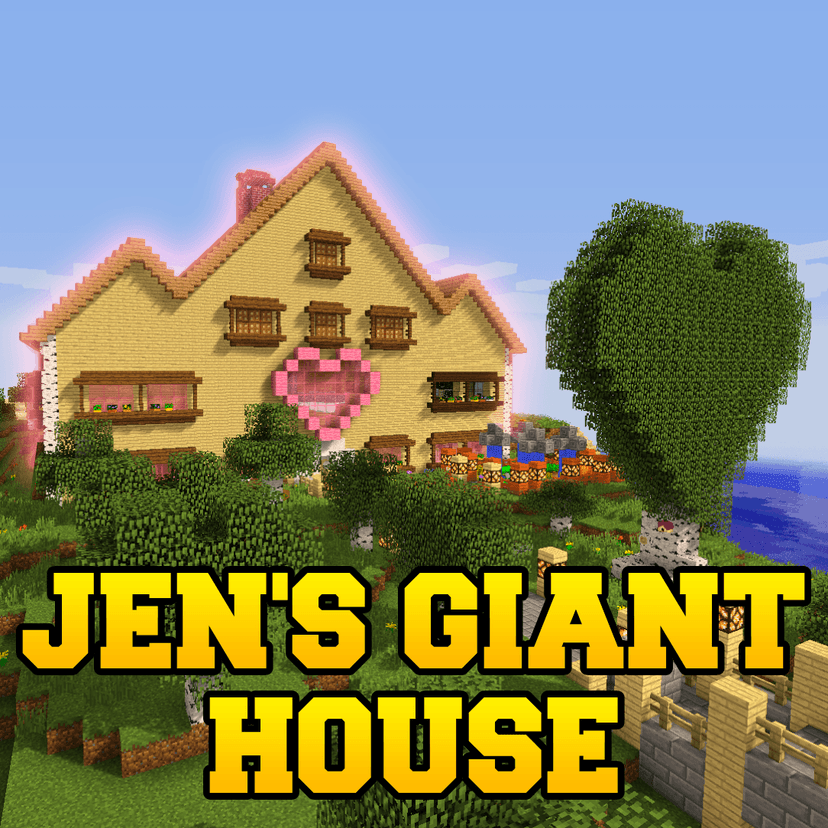 GamingWithJen's Giant House (Recreation) - Minecraft House Map ...