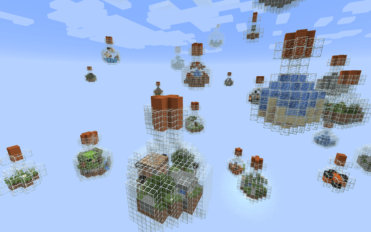 Glass Bottle SkyBlock Survival - Minecraft Map