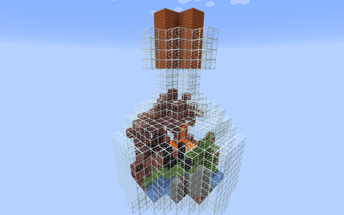 Glass Bottle SkyBlock Survival - Minecraft Map