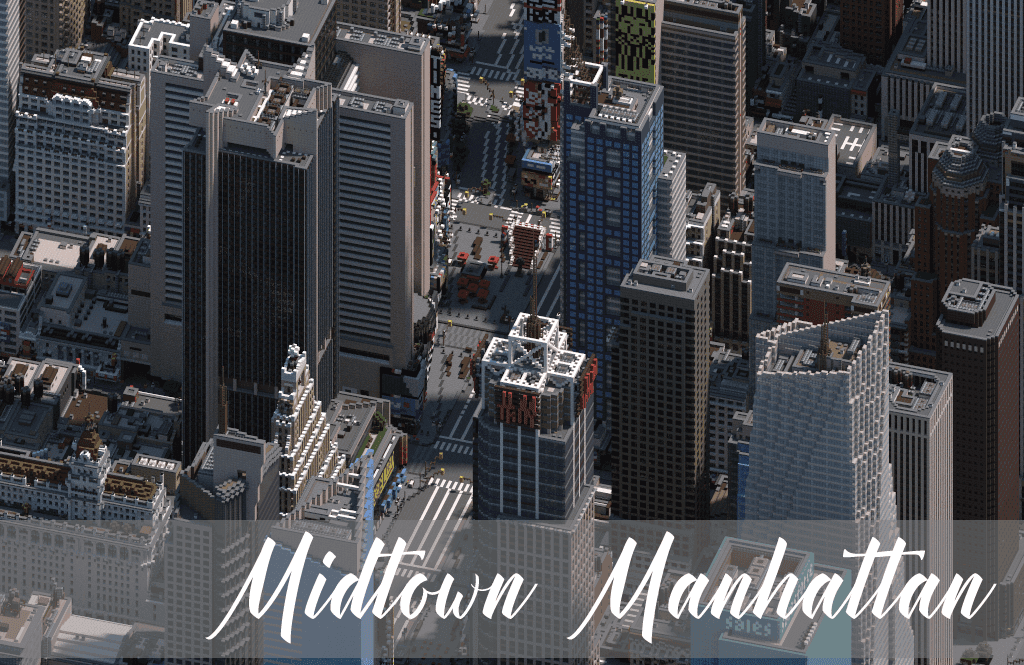 Midtown Manhattan, New York City - Minecraft Map