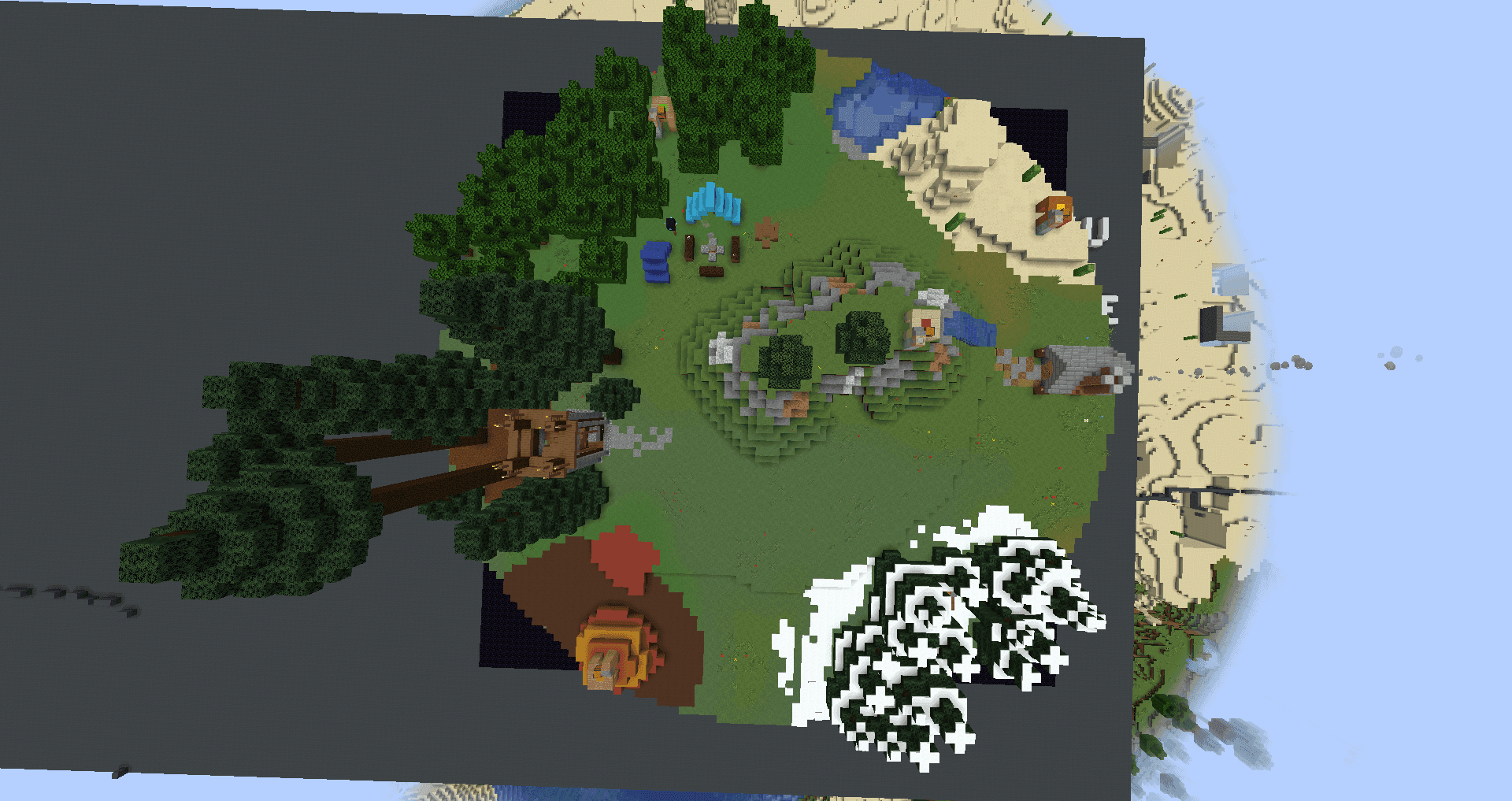 MINECRAFT ZONE WARS - Minecraft Map