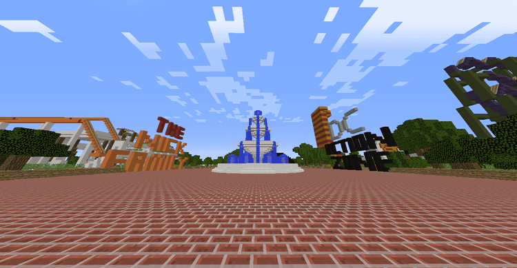Movie Town Theme Park - Minecraft Map