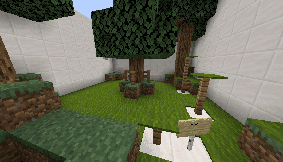 Parkour Through Squares - Minecraft Map