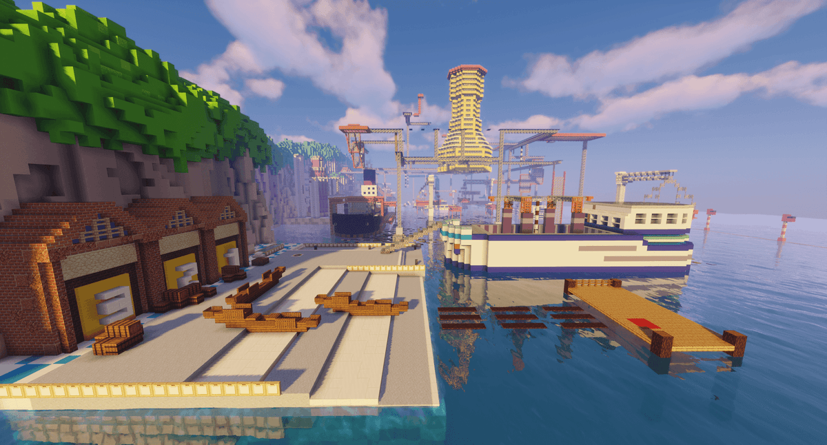 Ricco Harbor! (Super Mario Sunshine) - Minecraft Map