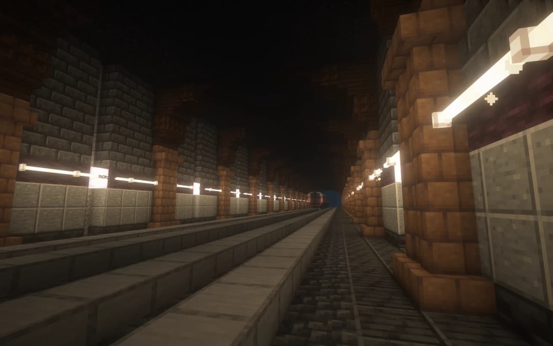 Subway/Metro Train - Minecraft Map