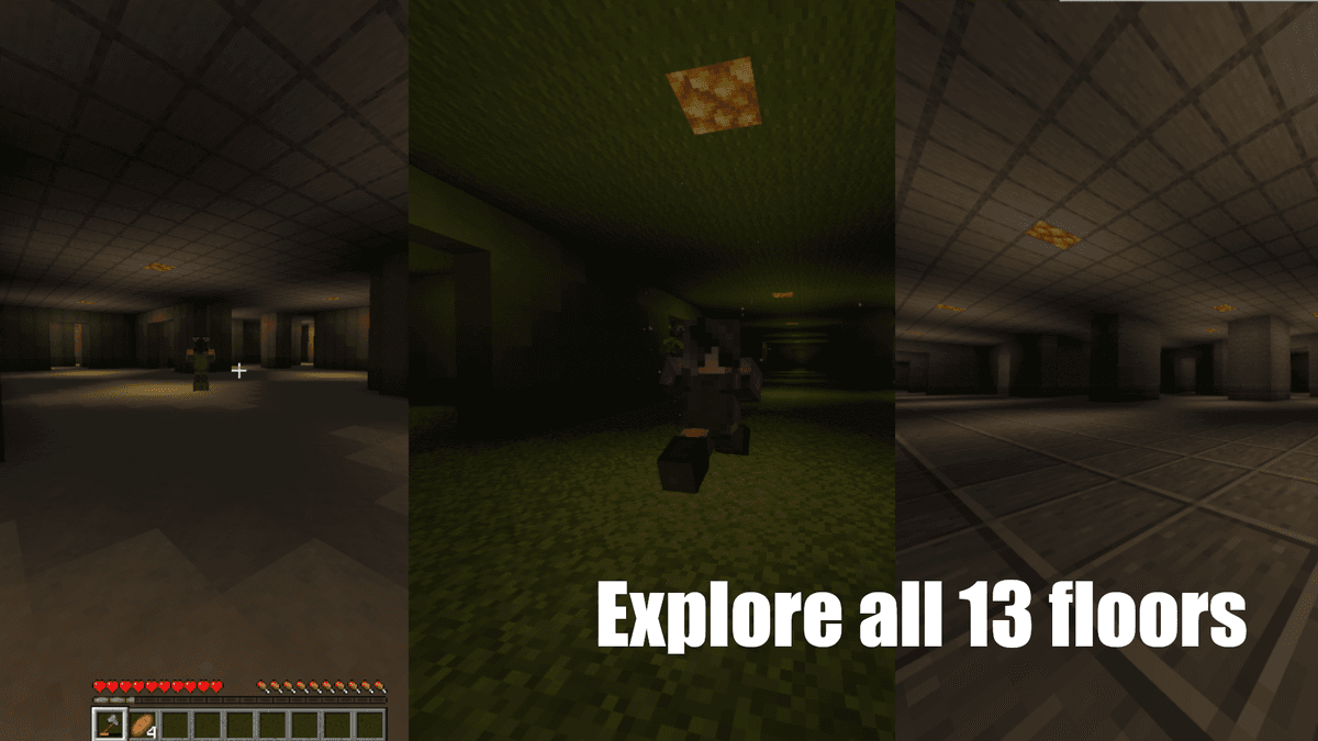 Survive the Backrooms - Minecraft Map