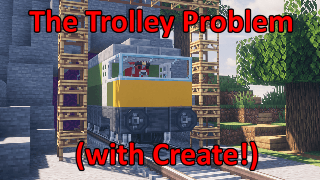The Trolley Problem, now with Create! - Minecraft Map