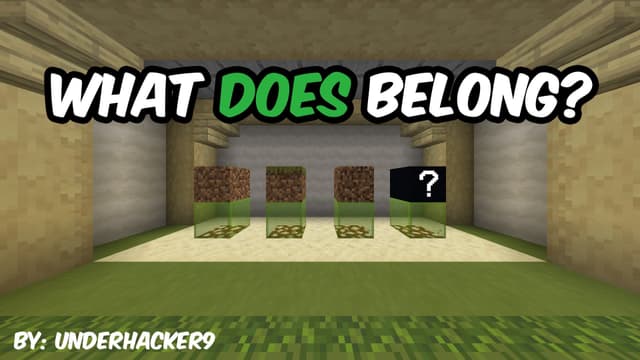 What "DOES" Belong - Minecraft Map