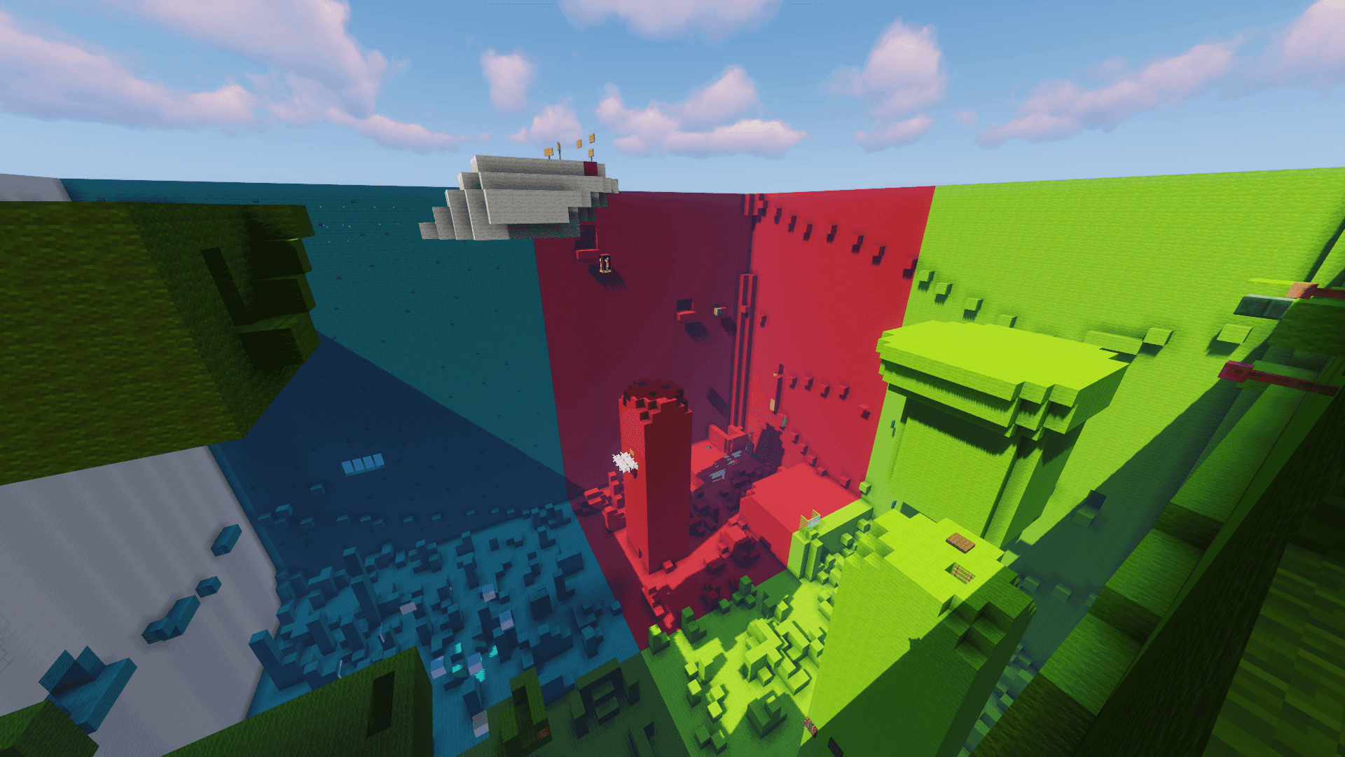 Wool Hide and Seek - Minecraft Map