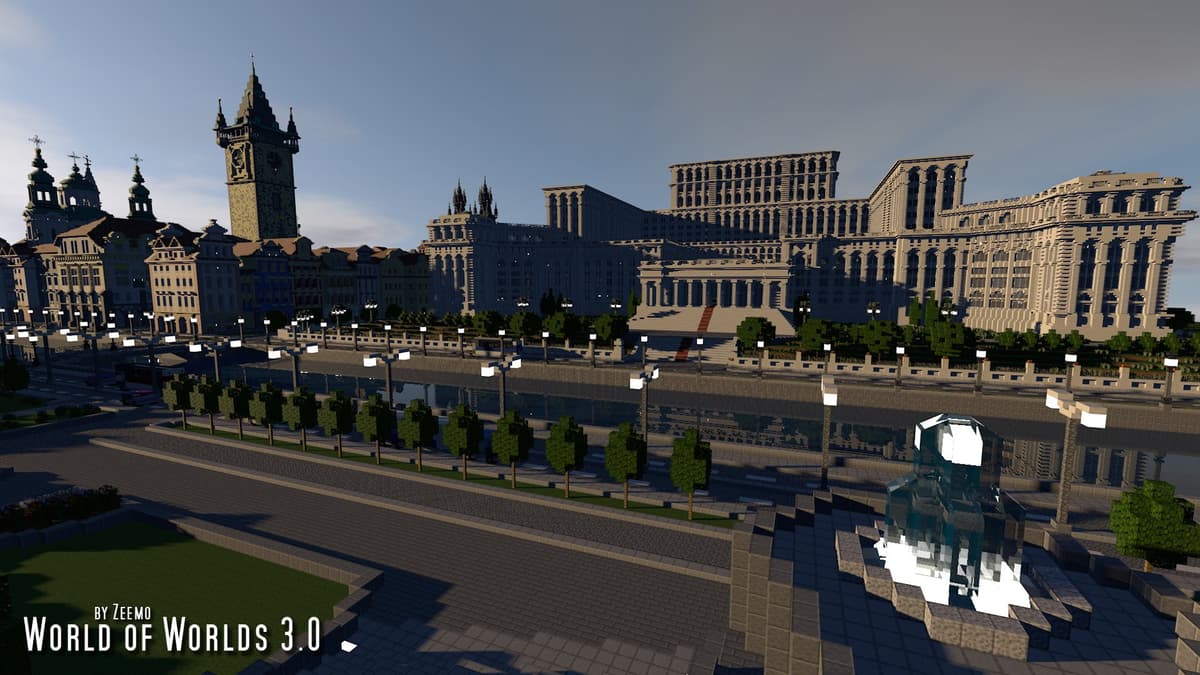World of Worlds - Minecraft City Map | Minecraft Maps